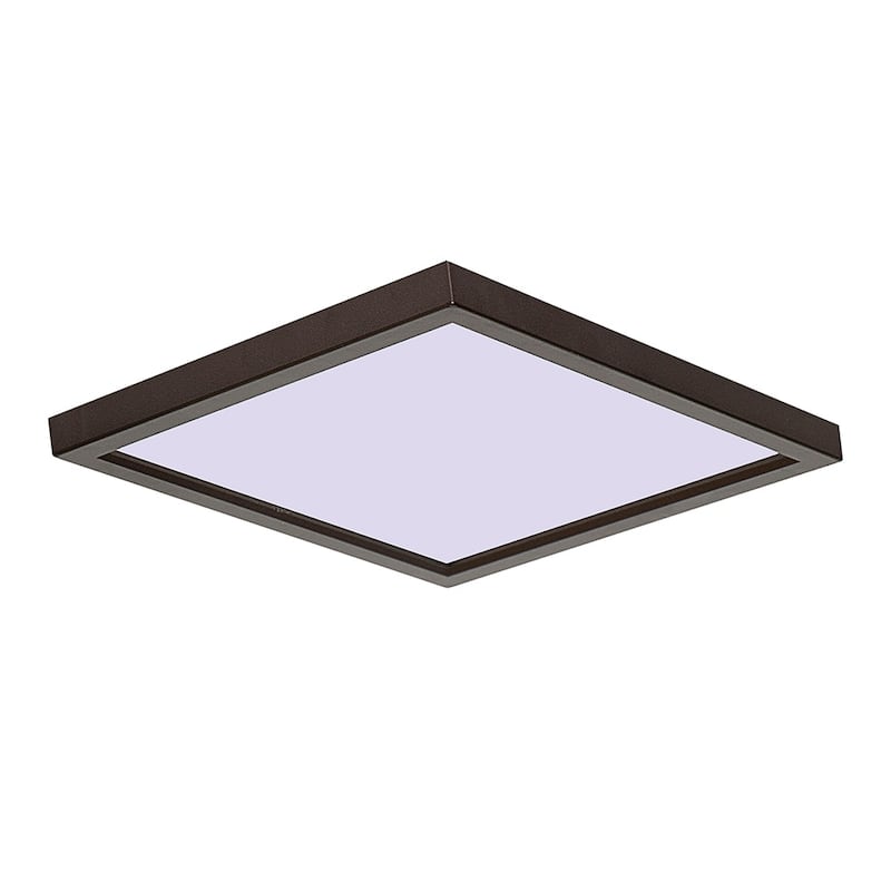 Amax Lighting LED square light 18.5W in White Finish - Overstock - 35824324