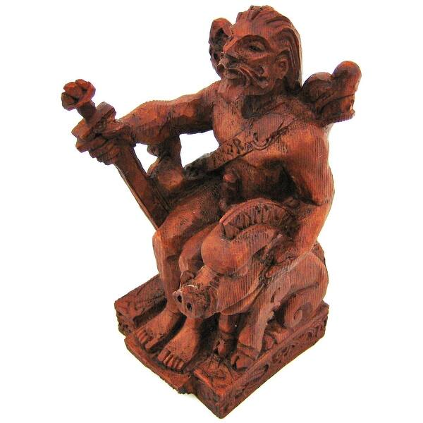 Norse God Freyr Wood Finish Statue Pagan Fertility - Bed Bath & Beyond ...