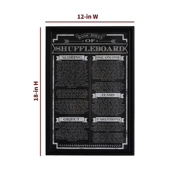 rules for playing shuffleboard