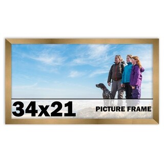 34x21 Frame Gold Bronze Picture Frame - Modern Photo Frame Includes UV ...