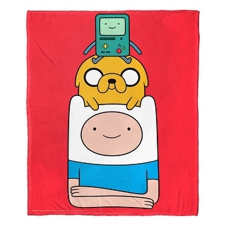 Cartoon Network Adventure Time Super Stack Silk Touch Throw Blanket - Bed Bath & Beyond - 38002478