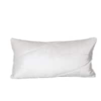 Quilted White Velvet Lumbar Throw Pillow - Bed Bath & Beyond - 39555899