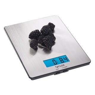 Taylor 11-Lbs Stainless Steel Digital Kitchen Scale - Bed Bath & Beyond ...