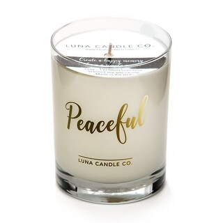 Luna Candle Co., Peaceful - Lavender Scented Luxurious Candles - 11 Oz ...