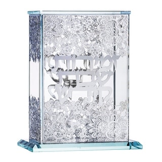 Crystal & Silver Zemiroth Holder Floral 7"Hx6x3.5 - Bed Bath & Beyond ...