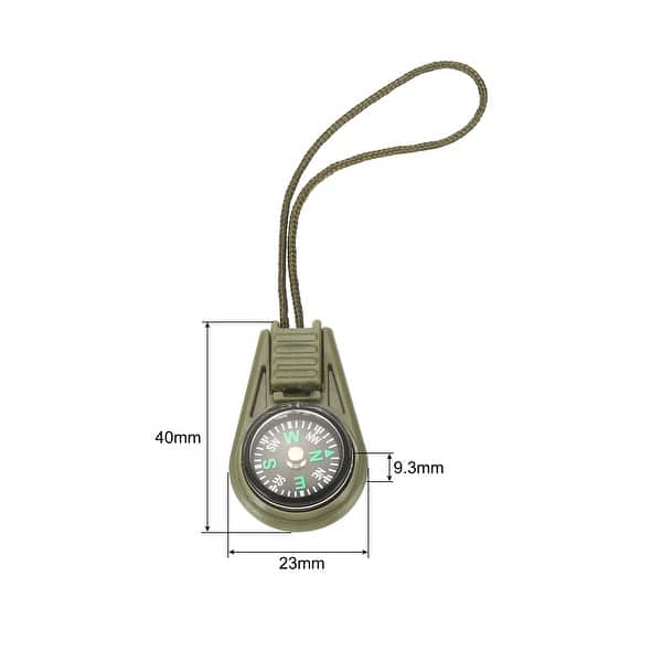 Survival Compass, 25 Pack Pocket Camping Compass with String, White ...