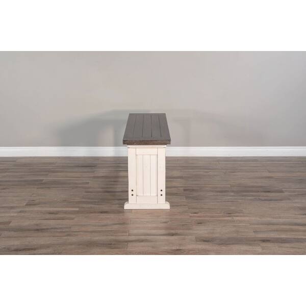 Sunny Designs Counter Wood Side Bench - Bed Bath & Beyond - 39792997