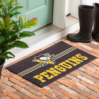 30 in. x 18 in. Embossed Mat, Cross Hatch, Pittsburgh Penguins - Bed ...