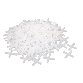 Wall Floor Tile Plastic Cross Spacer 3mm White 200pcs - Bed Bath ...