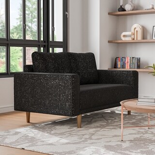 Furniture of America Mil Modern Tapered Black & Gold Table Legs for ...