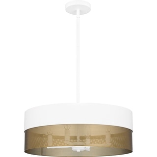 Alani 4-Light Matte White Pendant Light - Bed Bath & Beyond - 41045196