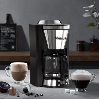 10-Cup Programmable Coffee Maker: Automatic Drip Coffee Maker with ...