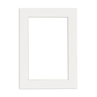 27x41 Mat Bevel Cut for 24x36 Photos - Acid Free Textured White Precut ...