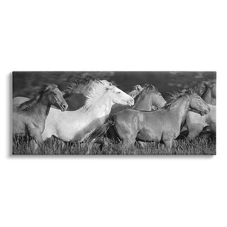Stupell Horse Herd Galloping Canvas Wall Art Design by Steve Toole ...