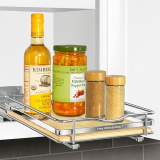 LYNK PROFESSIONAL® Élite™ Pull Out Spice Rack Organizer for Cabinet - 8 ...