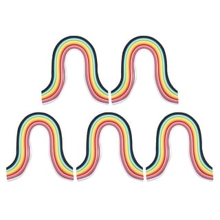 800pcs Quilling Strips Paper 10mm x 39cm Origami Paper Multicolor - Bed ...