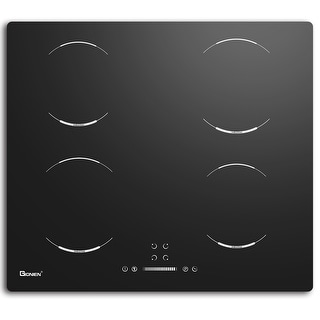 Built-in 4 Burners Electric Induction Cooktop Ceramic Glass 6400W - Bed ...