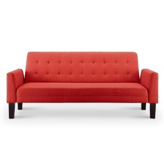 Rosevera Mella Tufted Upholstered Sleeper Sofa Bed, Multiple Colors ...