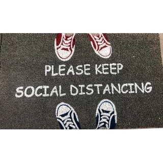 Social Distancing Outdoor Door Mat - Bed Bath & Beyond - 33391913