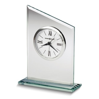 Curata Leigh Beveled Jade Glass Quartz Tabletop Alarm Clock - Bed Bath ...