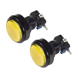 Game Push Button 46mm Round 12V LED Illuminated Push Button Switch 2pcs ...