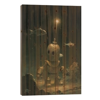 Full Fathom Five Print On Wood by Matt Dixon - Multi-Color - Bed Bath ...