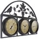 Infinity Instruments Jardin Indoor/Outdoor Clock/Thermometer/Hygrometer ...