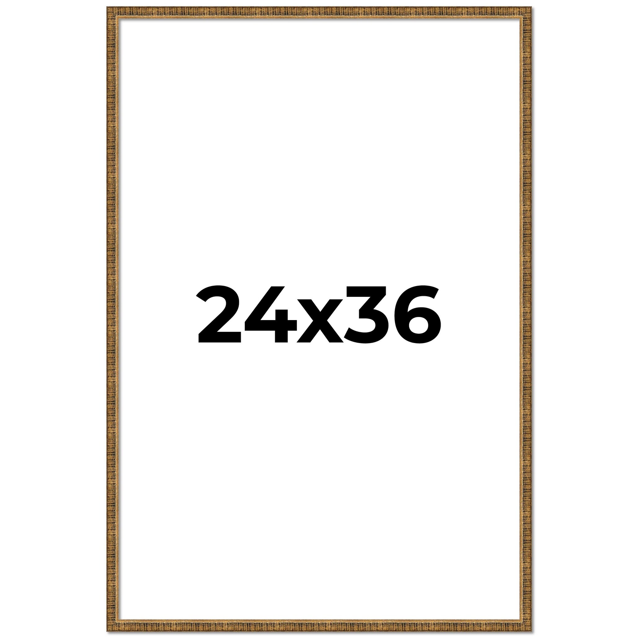 gold poster frames 24x36