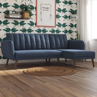 The Novogratz Brittany Sectional Futon Sofa - Bed Bath & Beyond - 24336802