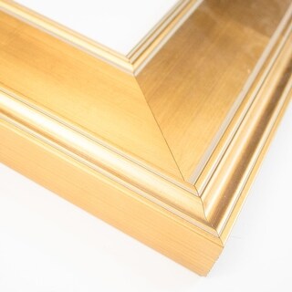 17x6 Frame Gold Solid Wood Picture Frame Width 1.375 Inches | Interior ...