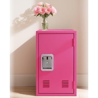 Metal Locker Storage Cabinet,Mini Lockers 26"H for Kids Bedroom,Office ...