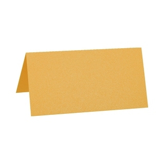 Table Name Place Cards,50Pcs Favor Decor Foldable Blank Card, Gold Tone ...