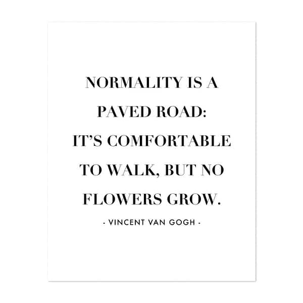 Typography Black White People Quotes Sayings Art Print/Poster - Bed ...