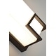 Beaumont 15-inch Textured Bronze LED Outdoor Sconce, White Acrylic ...