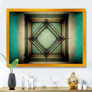 Designart "Impermanence Japanese Vintage Art VIII" Modern Geometric ...