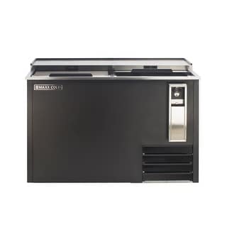 Maxx Cold Horizontal Bottle Cooler, Black/Stainless Steel Top, Interior ...