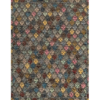 Ahgly Company Machine Washable Abstract Bullet Shell Brown Area Rugs ...