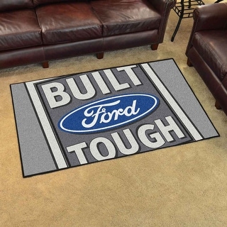 Built Ford Tough 4 Feet x 6 Feet Rug Gray - Bed Bath & Beyond - 20666702