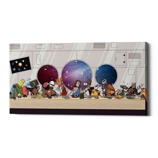 Epic Graffiti 'The Robot's Last Supper' Canvas Wall Art - Bed Bath ...