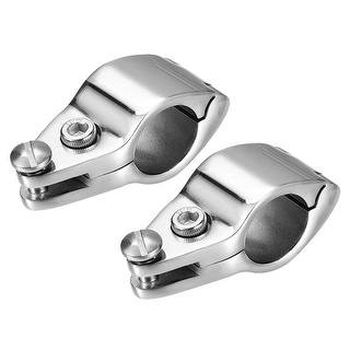 Boat Hand Rail Fitting 60 Degrees, 2Pcs 316 Stainless Steel Rectangular ...