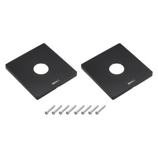 Grommet Wall Plate PC Wall Panel with 0.9 Inch Cable Through Black 2 ...