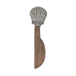 Wood & Metal Scallop Shell Knife - Bed Bath & Beyond - 40392065