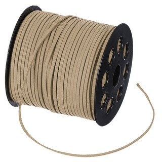 Flat Suede Leather Lace, Faux Suede Leather String Cord DIY Supplies ...