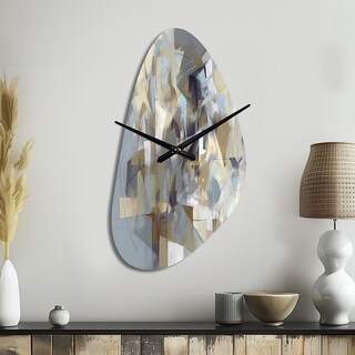 Beige And Grey Unbounded Creativity III - Abstract Painting Large Wall ...