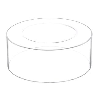 Acrylic Cake Stand 1Set Round Display Risers Shelf Showcase Stand 10x4 ...