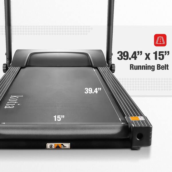 Premium 3 Step Folding Incline Treadmill Electric Walking Treadmill ...