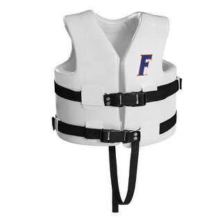 24" White NCAA University of Florida Child's Small Life Vest - Bed Bath ...