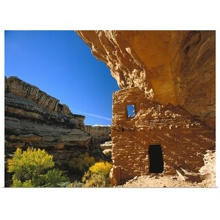 "Utah, Grand Gulch Primitive Area, View of natural rock formations ...