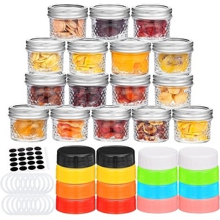 16 PACK Mini Mason Jars Glass Canning Jars - Bed Bath & Beyond - 39035065