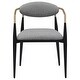 Alexis Fabric Upholstered Dining Arm Chair (Set of 2) - 22" x 21.5" x ...
